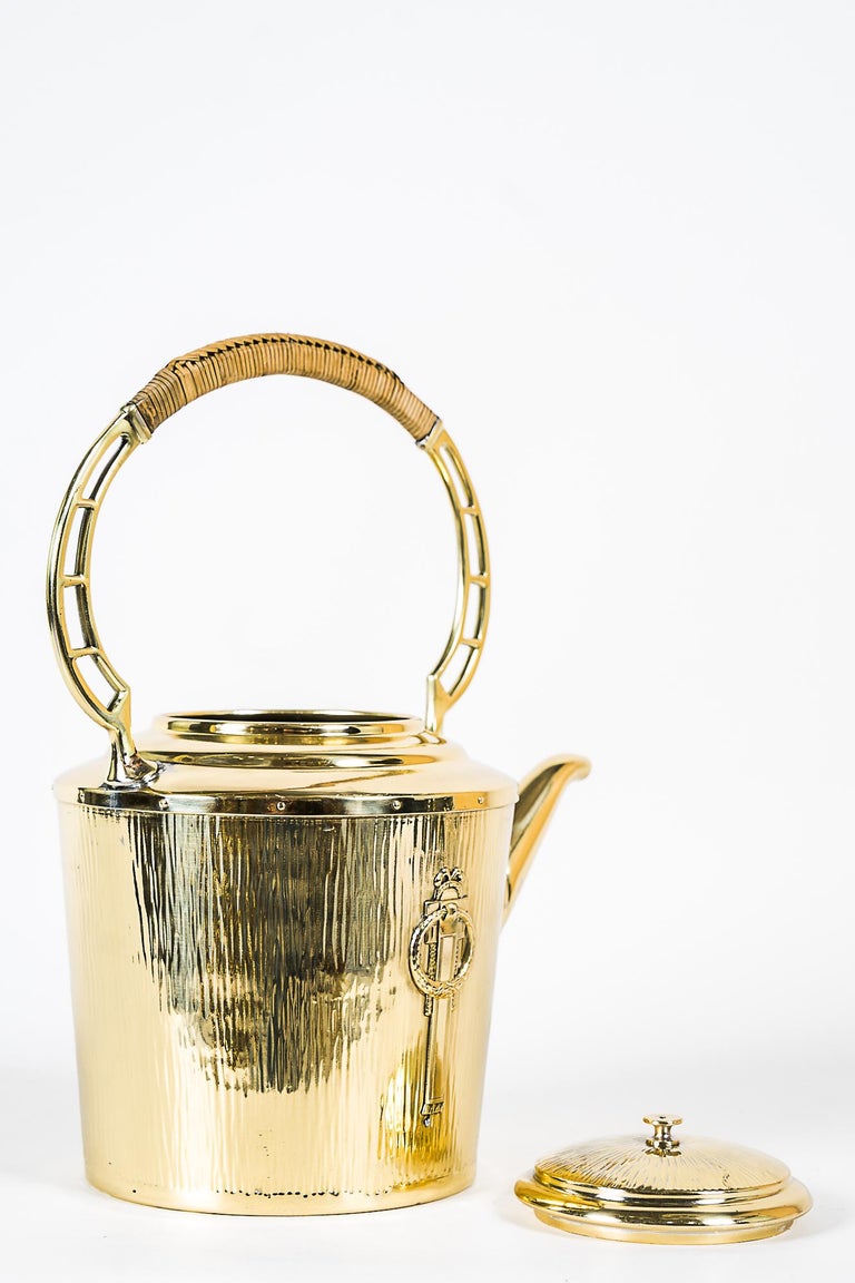 Art Deco Tee Can by Argentor, Vienna, Around 1920s For Sale at 1stDibs