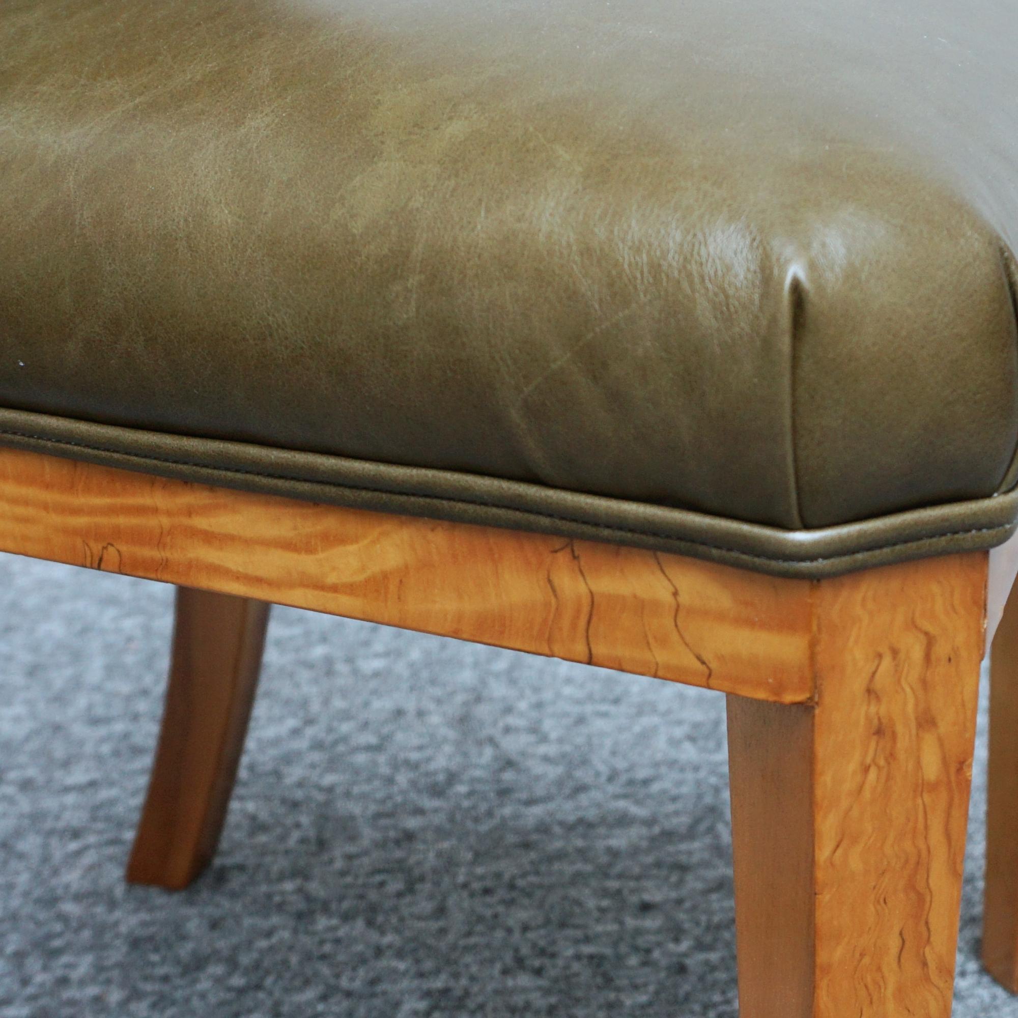 Art Deco Ten Seater Satinwood Dining Table and Ten Chairs by Waring and ...