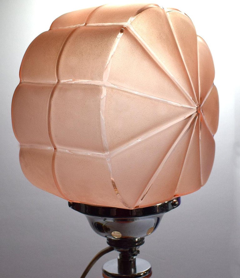 Art Deco Three Graces Uranium Glass Table Lamp at 1stDibs