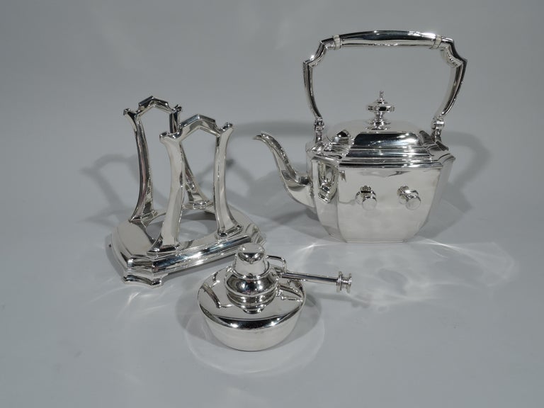 Art Deco Tiffany Hampton Sterling Silver Coffee and Tea Set on Tray For ...