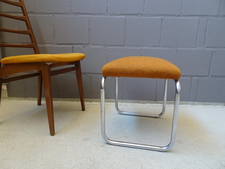 Art Deco Tubular Bauhaus Stool, Germany, 1930s at 1stDibs
