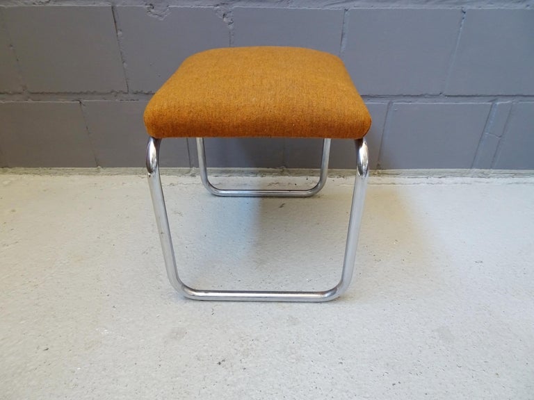 Art Deco Tubular Bauhaus Stool, Germany, 1930s at 1stDibs