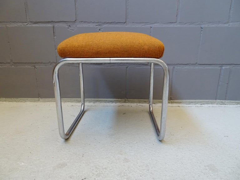 Art Deco Tubular Bauhaus Stool, Germany, 1930s at 1stDibs