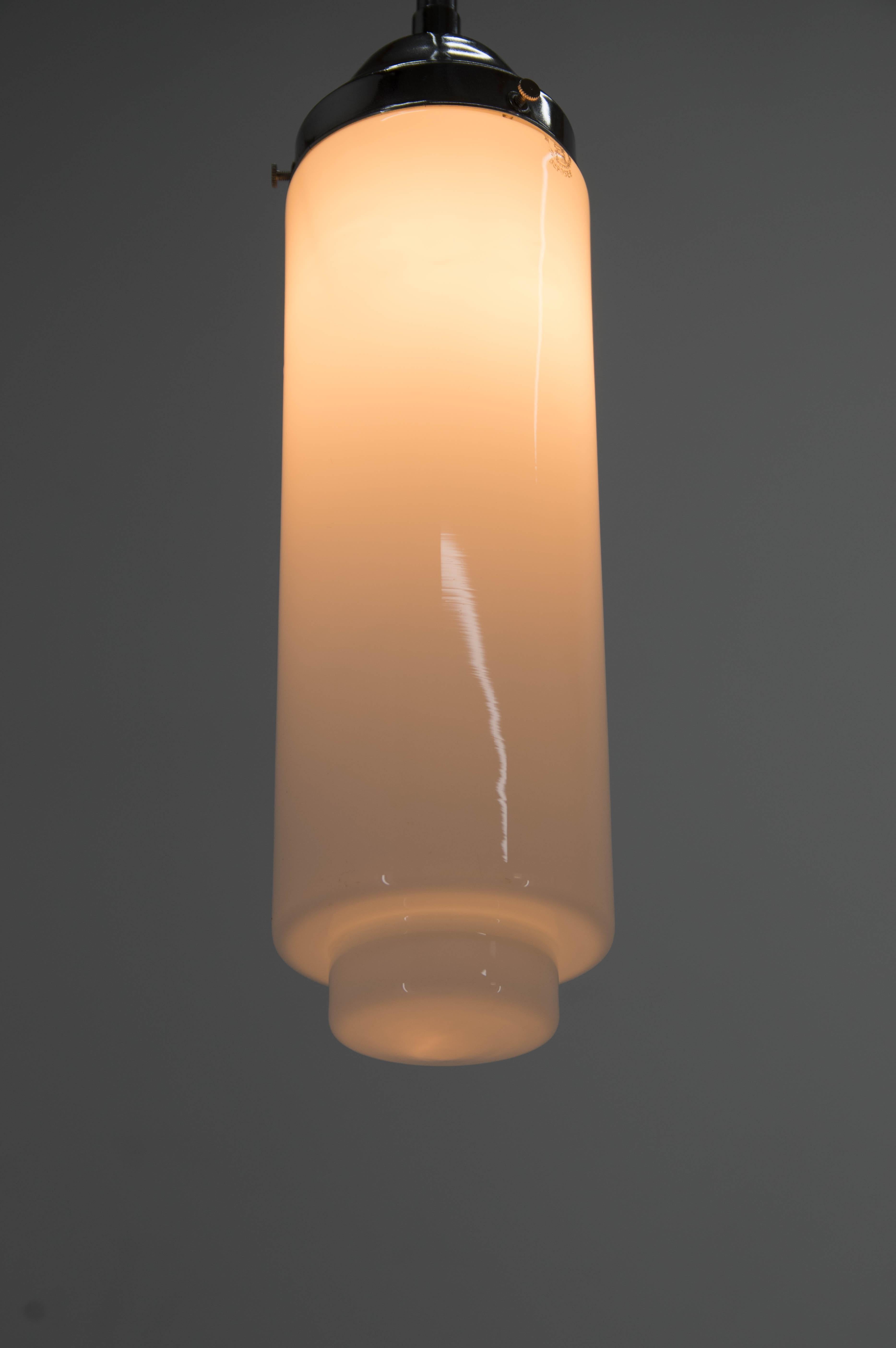 Art Deco Tubular Pendant, 1930s For Sale at 1stDibs