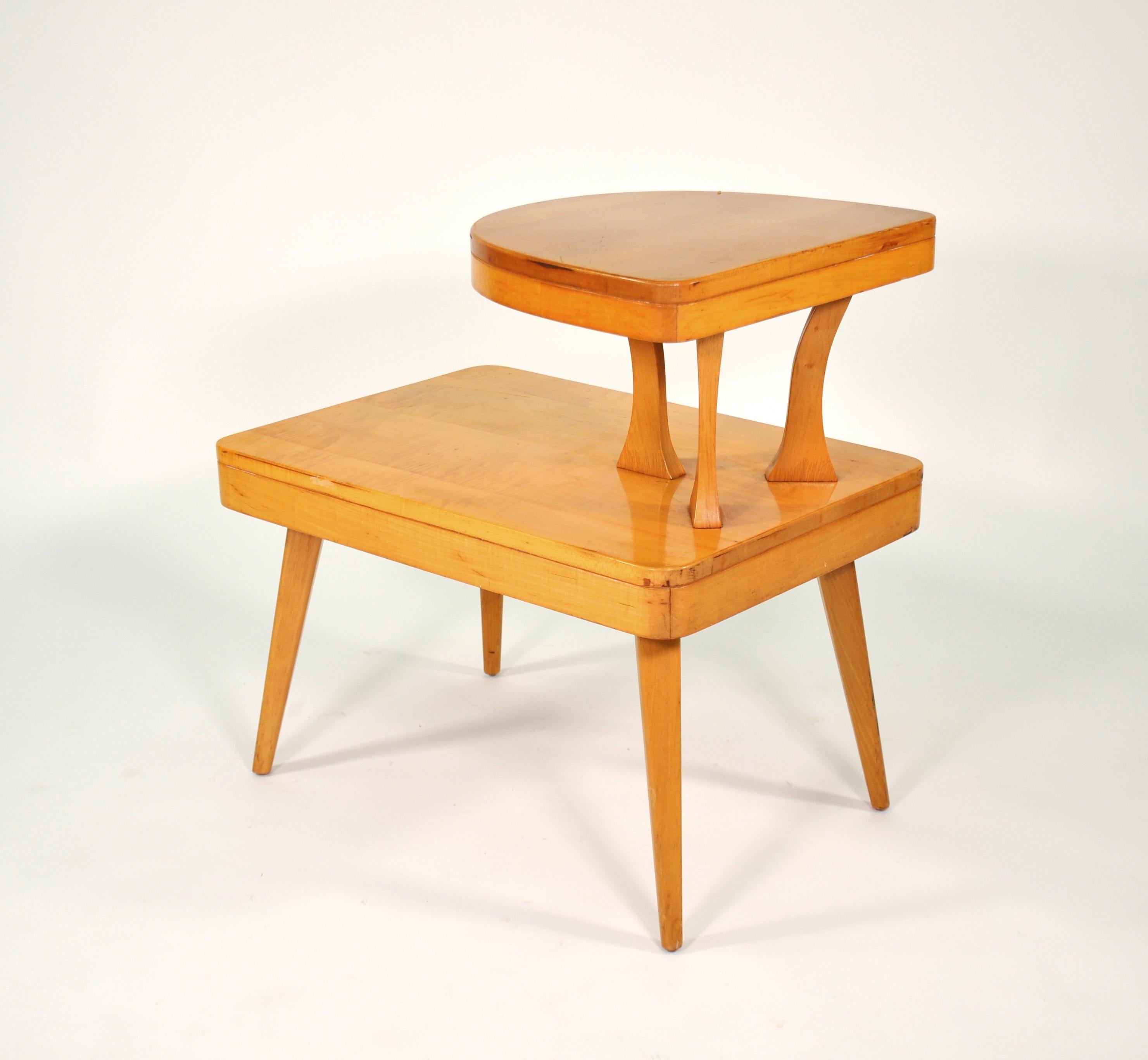 Art Deco Two-Tier Side Table Jindrich Halabala Up Zavody For Sale at ...