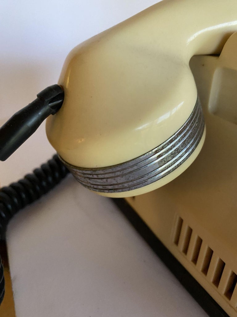 Art Deco Type 40 Ivory Chrome Trim Telephone by Monophone, Circa 1930 ...