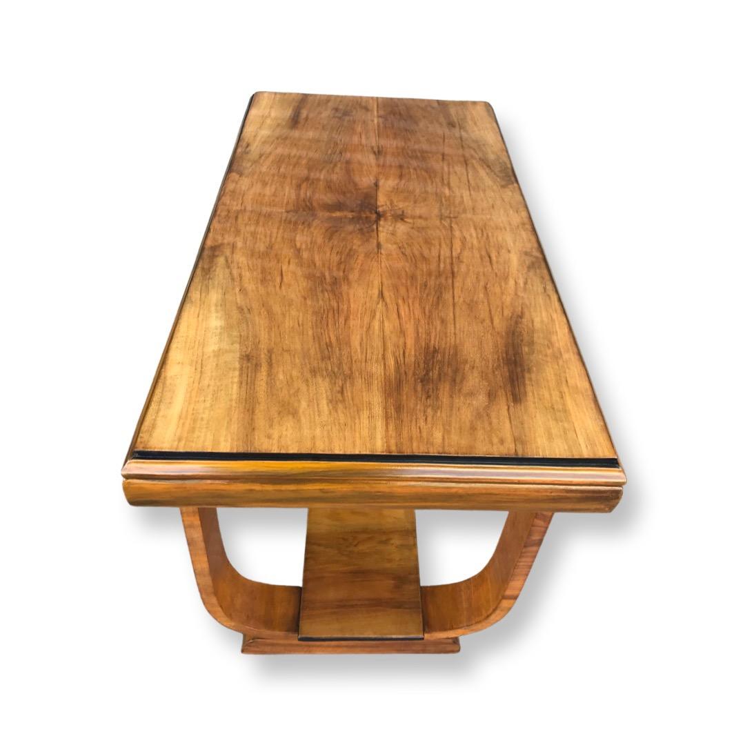 Art Deco U Base Coffee Table For Sale at 1stDibs