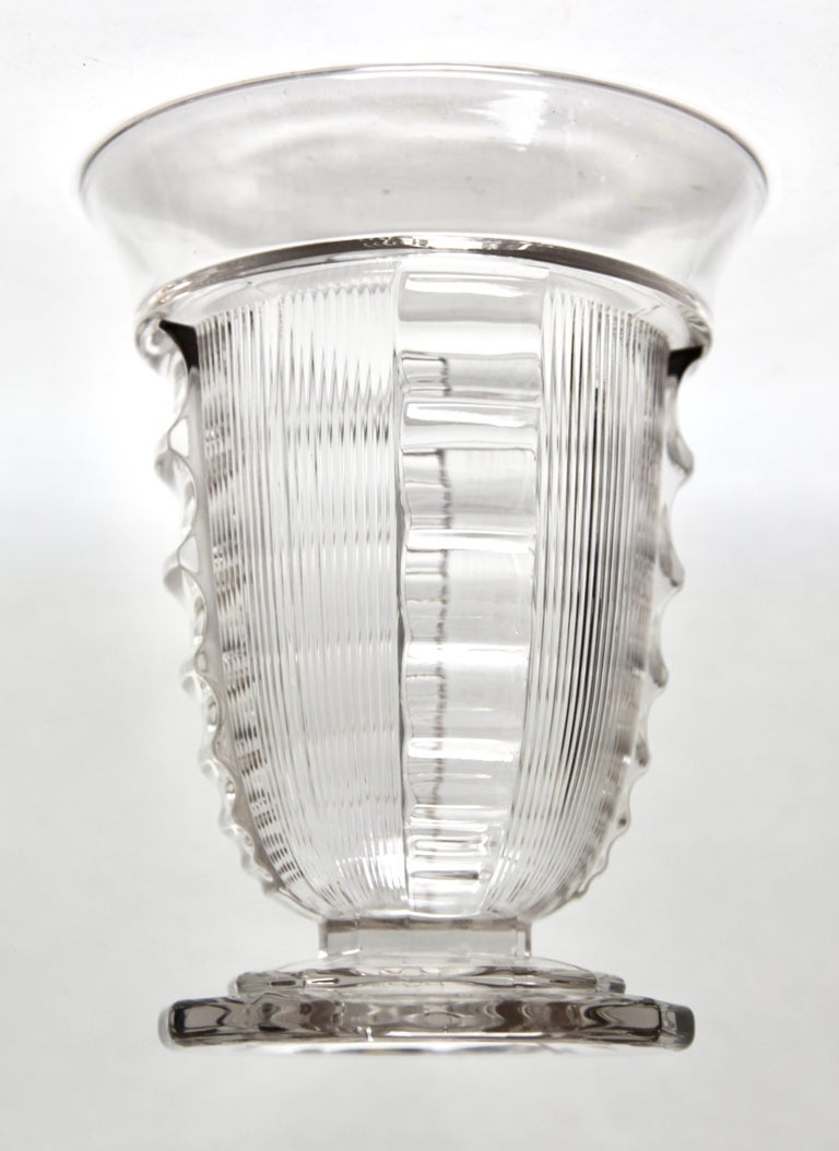Art Deco Val Saint Lambert, Luxval Vase, Model Picardie, Charles ...