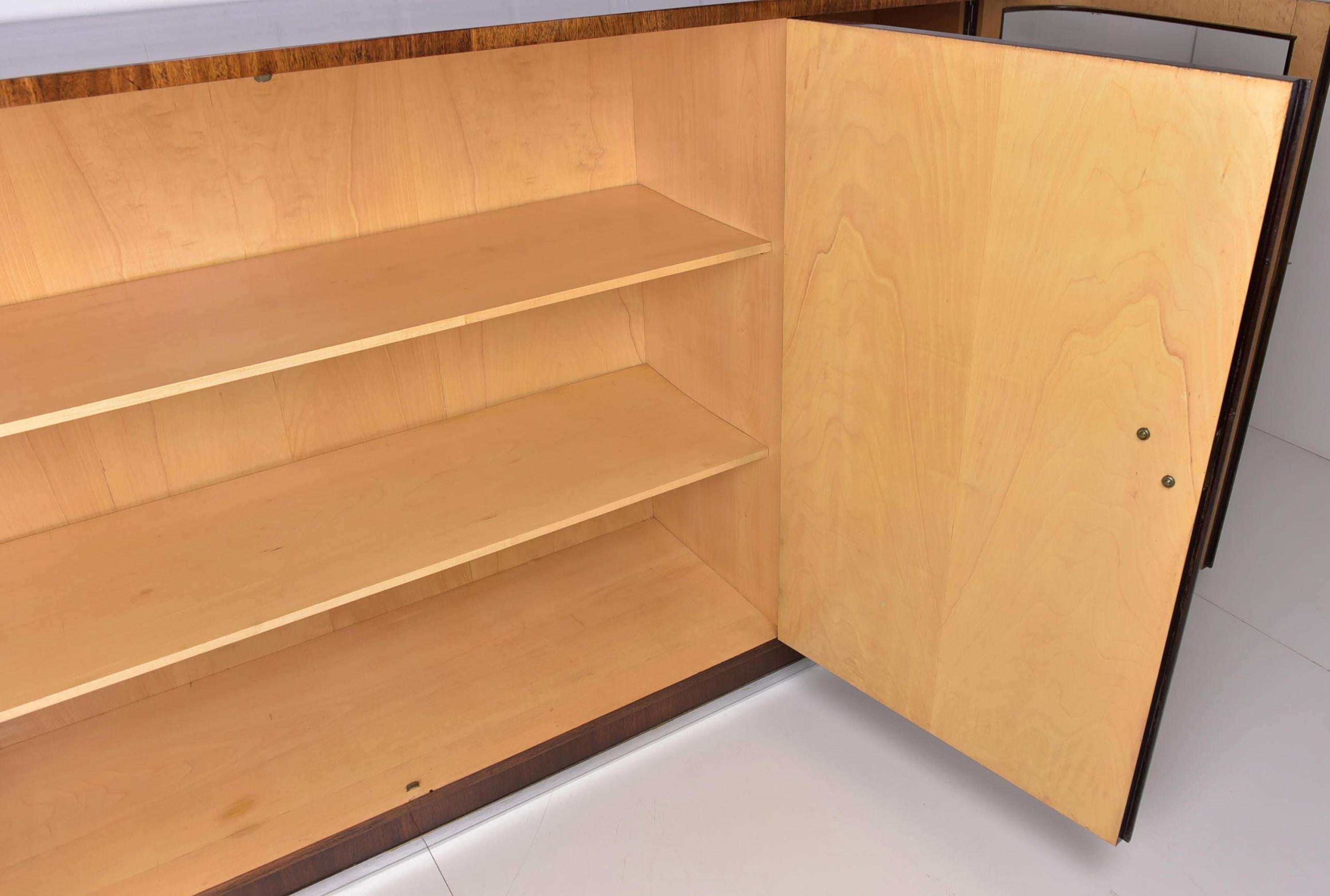 Art Deco Vintage Antique XXL Showcase Sideboard / Highboard in Mahogany ...