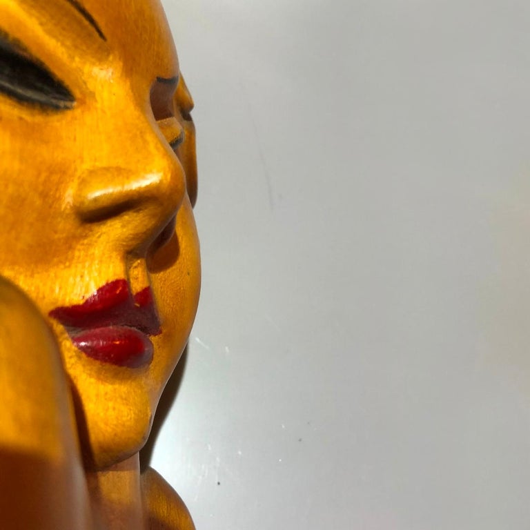 Art Deco Wall Mask, 1930s For Sale at 1stDibs