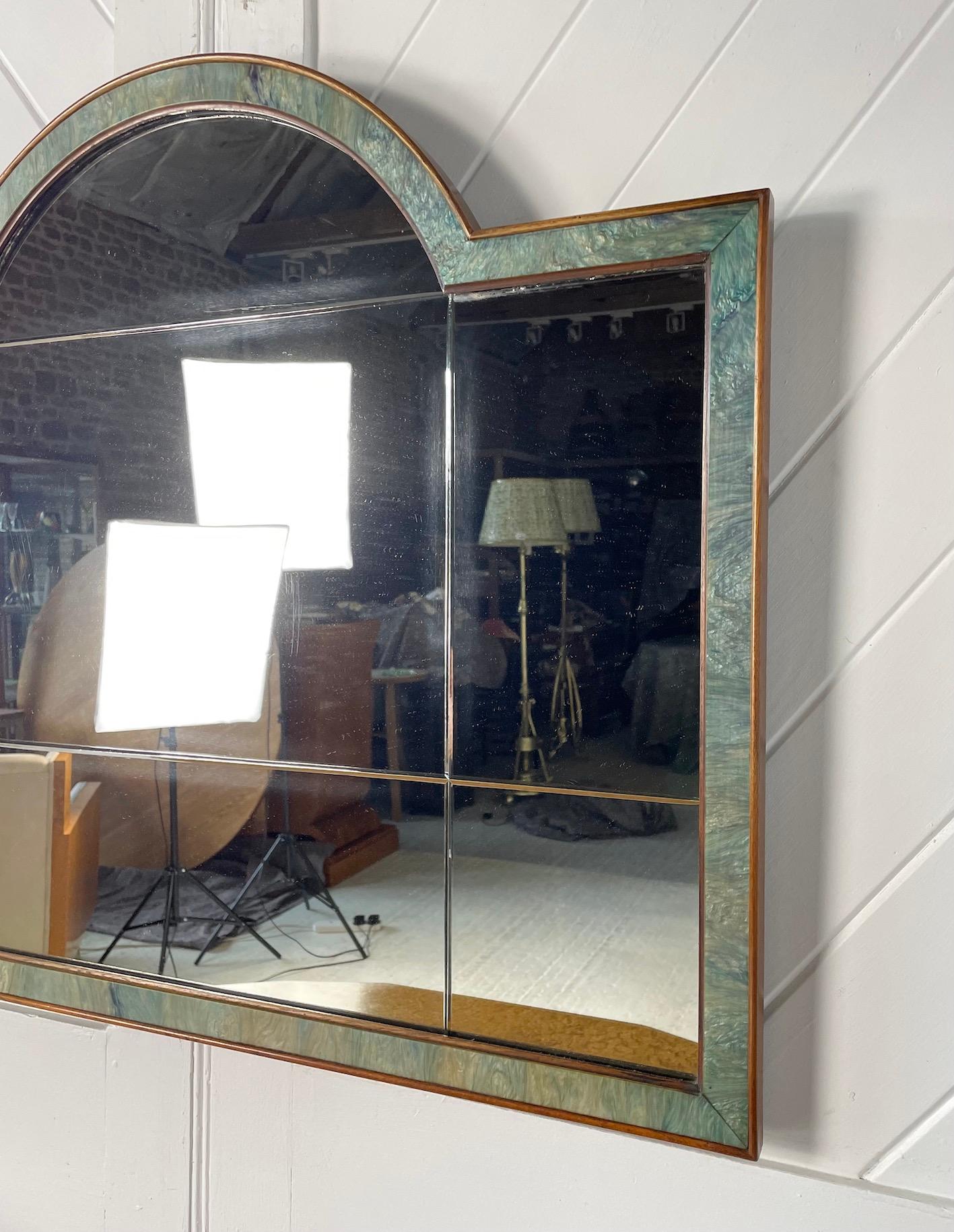 Art Deco Wall Mirror For Sale at 1stDibs