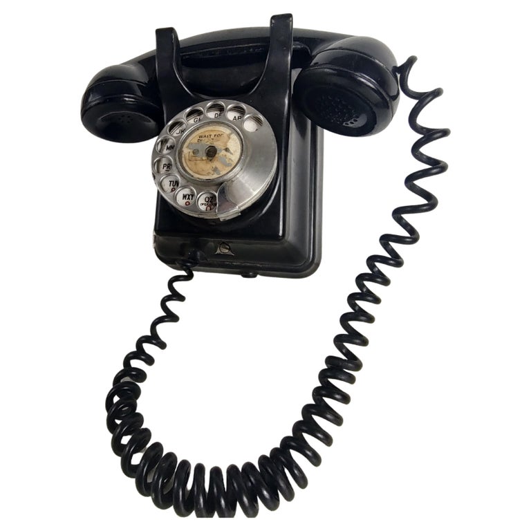 Art Deco Wall Mount Bakelite Telephone by Siemens Bros. London Great ...