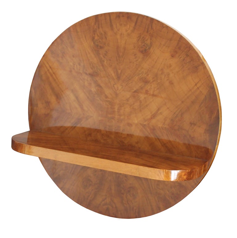 Art Deco Wall Mounted Shelf at 1stDibs
