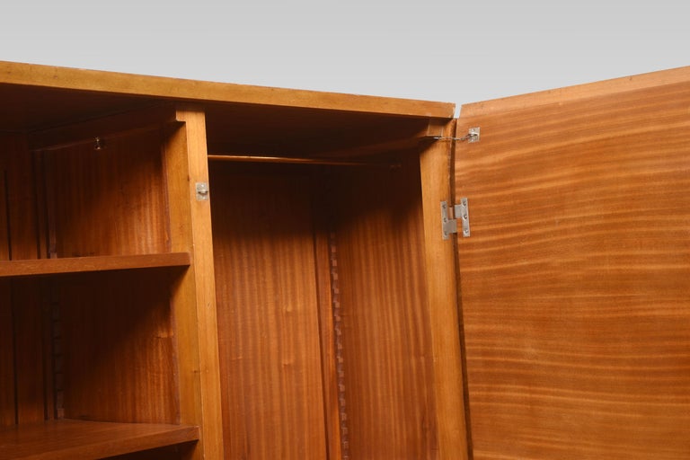 Art Deco Walnut Compactum Wardrobe For Sale at 1stDibs