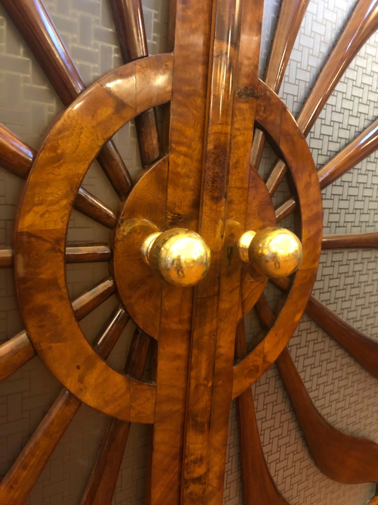 Art Deco Walnut Root Wardrobe from 1925 at 1stDibs