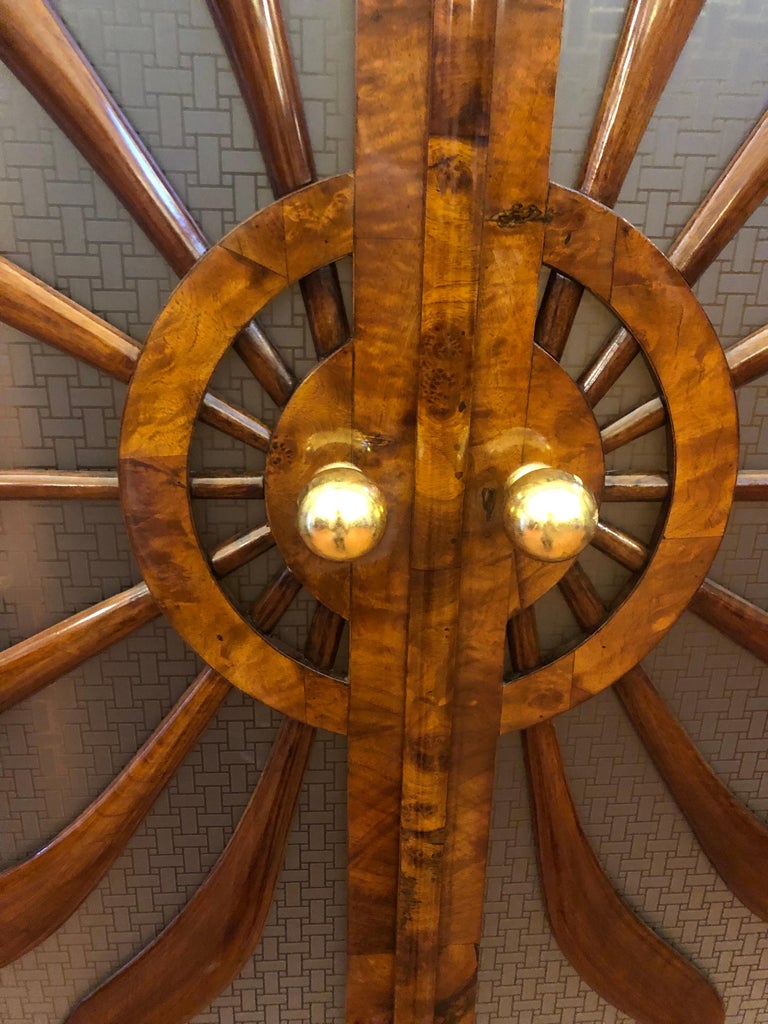 Art Deco Walnut Root Wardrobe from 1925 at 1stDibs