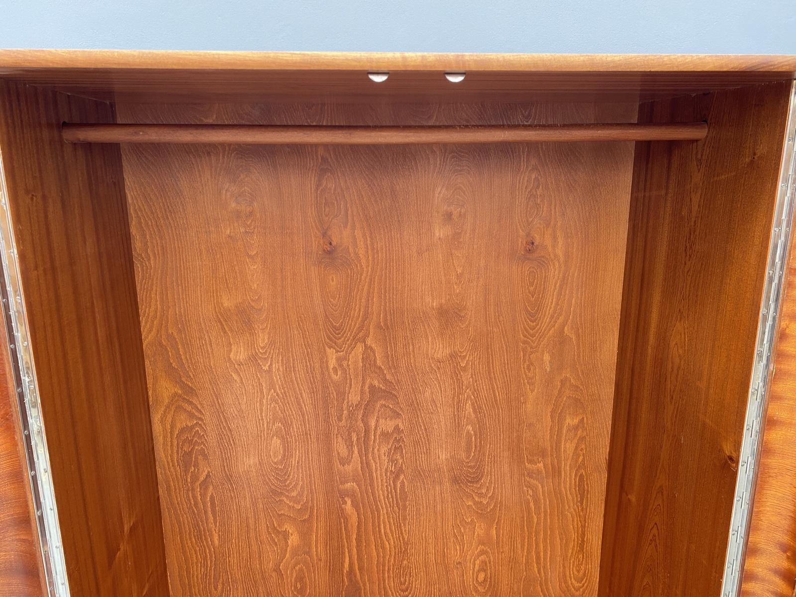 ART DECO walnut wardrobe by Jitona, 1950´s, Czechoslovakia For Sale at ...