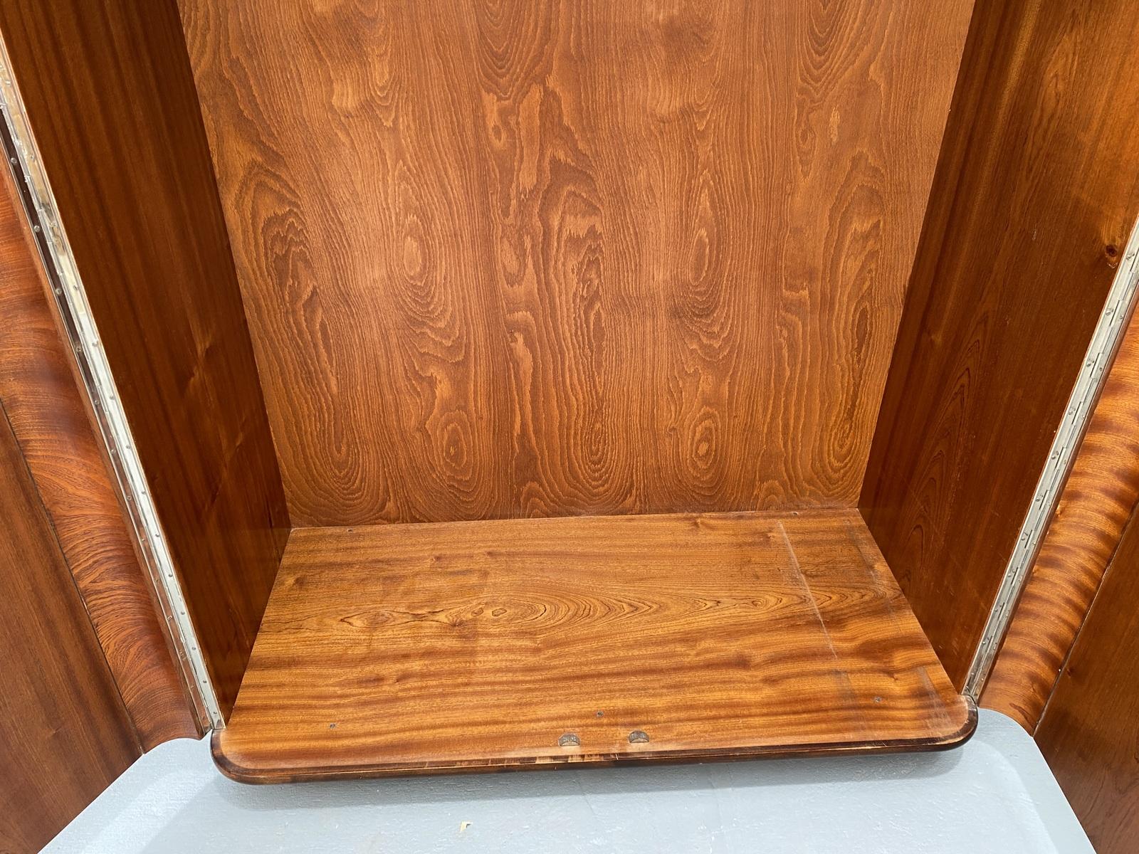 ART DECO walnut wardrobe by Jitona, 1950´s, Czechoslovakia For Sale at ...