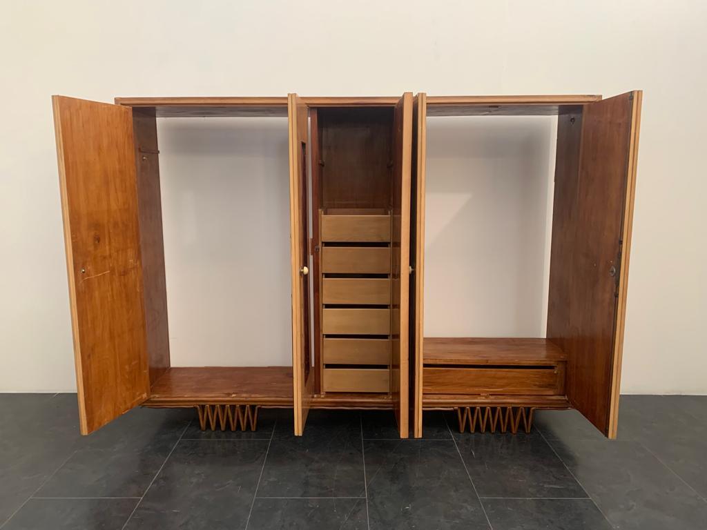 Art Deco Wardrobe in Rosewood and Maple Root For Sale at 1stDibs