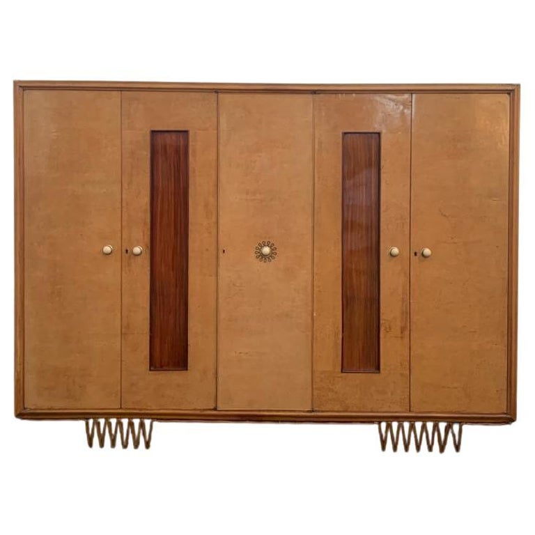 Art Deco Wardrobe in Rosewood and Maple Root For Sale at 1stDibs