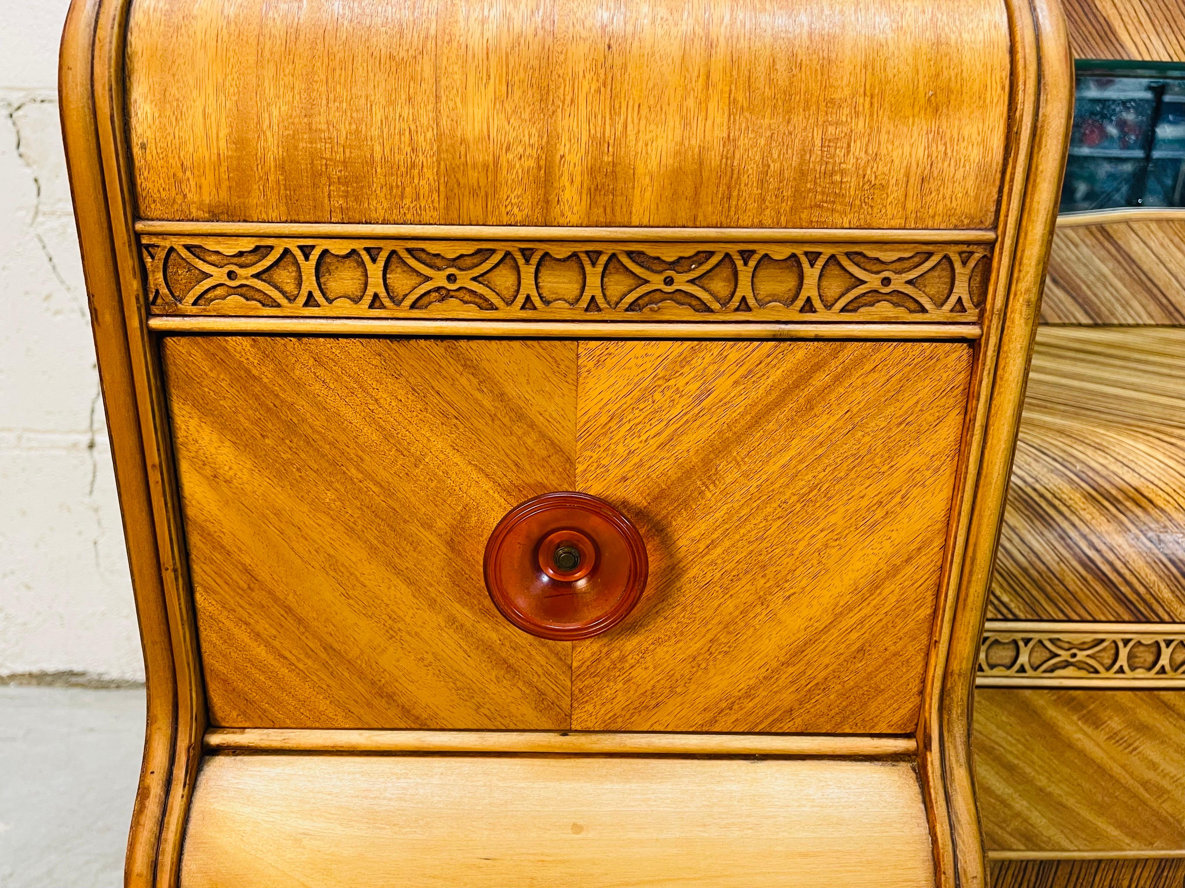 Art Deco Waterfall Style Vanity For Sale at 1stDibs | waterfall vanity ...