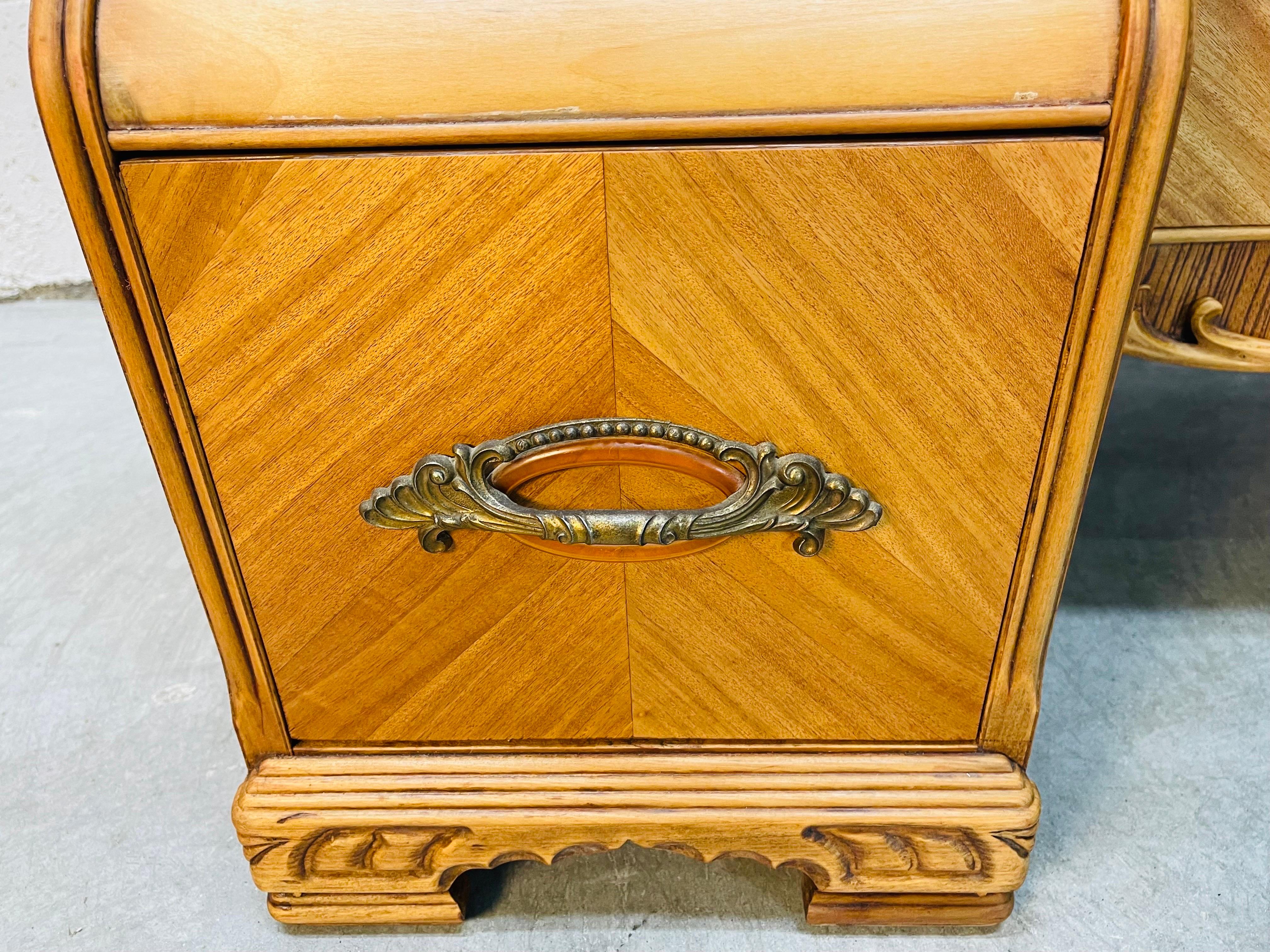 Art Deco Waterfall Style Vanity For Sale at 1stDibs | waterfall vanity ...