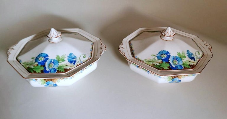 Art Deco Wilkinson Arthur J. Royal Staffordshire Pottery Pair of ...