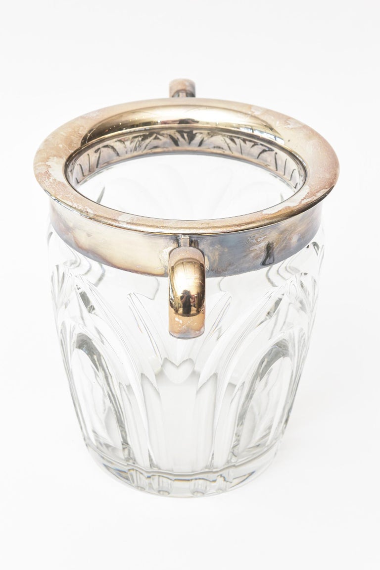 Art Deco WMF Crystal and Silver Plated Ice Bucket Champagne Bucket ...