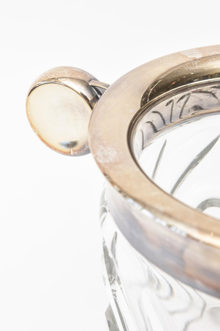 Art Deco WMF Crystal and Silver Plated Ice Bucket Champagne Bucket ...