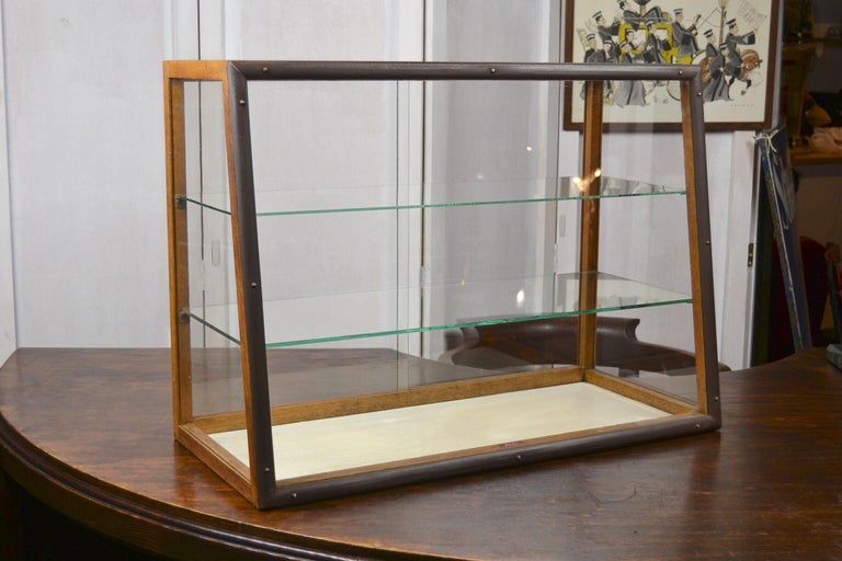 Art Deco Wooden Counter-Top Display, Showcase, 1930s, Europe at 1stDibs