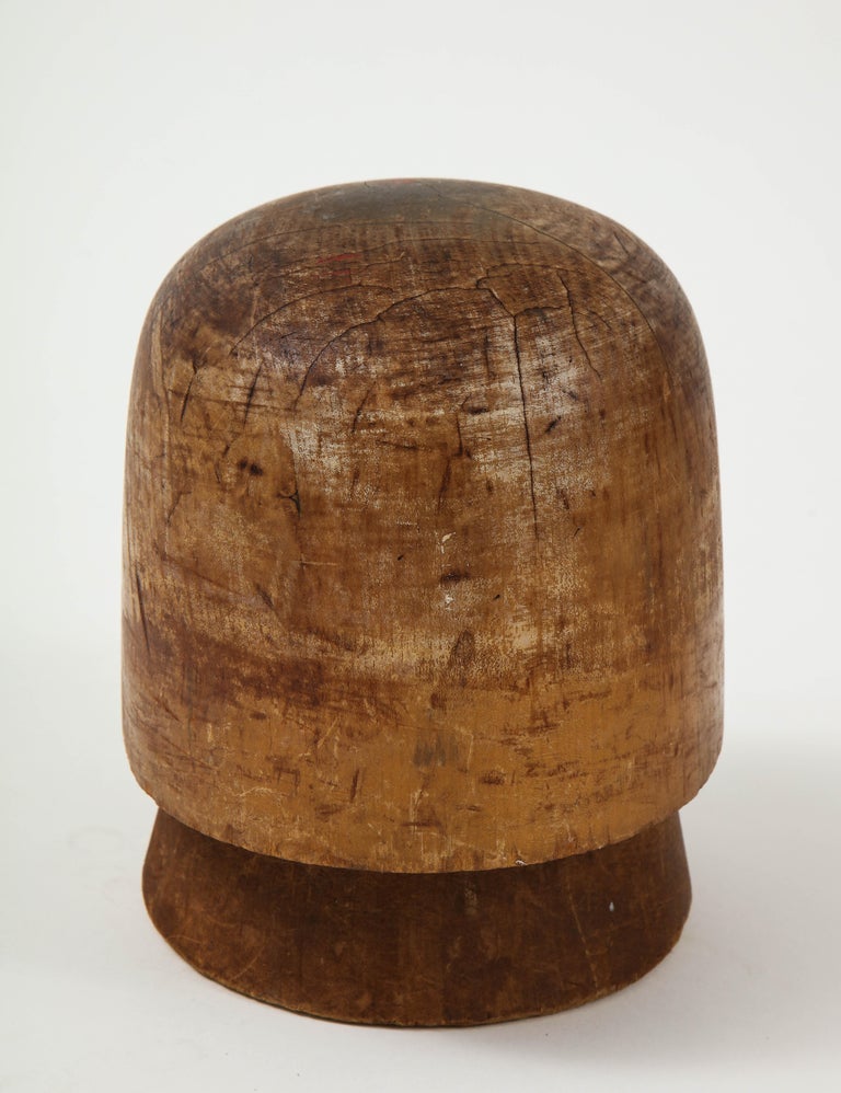 Art Deco Wooden Hat Form at 1stDibs