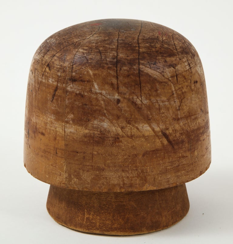 Art Deco Wooden Hat Form at 1stDibs