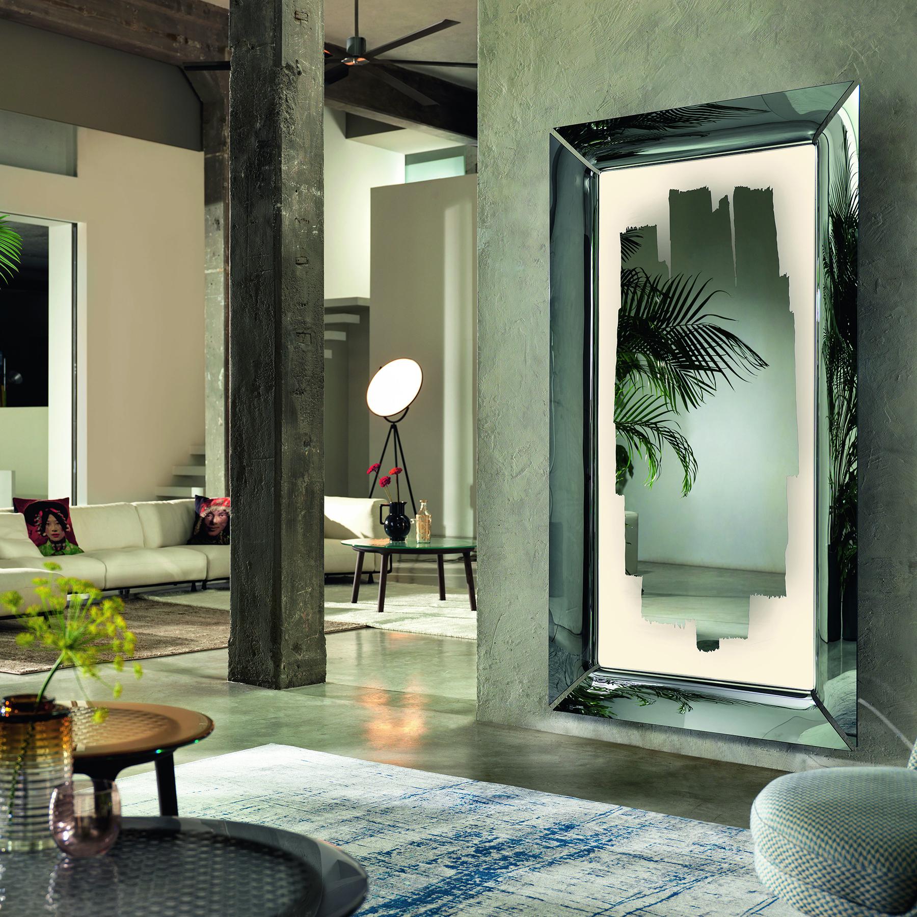 Art Frame Lighted Mirror For Sale at 1stDibs