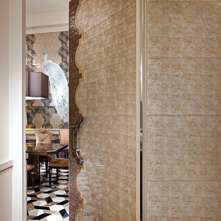 Art Glass Corteza Brown Decorative Panel for Multiple Use Dimension ...