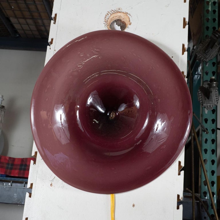 Art Glass Dimpled Disk Sconces For Sale at 1stDibs