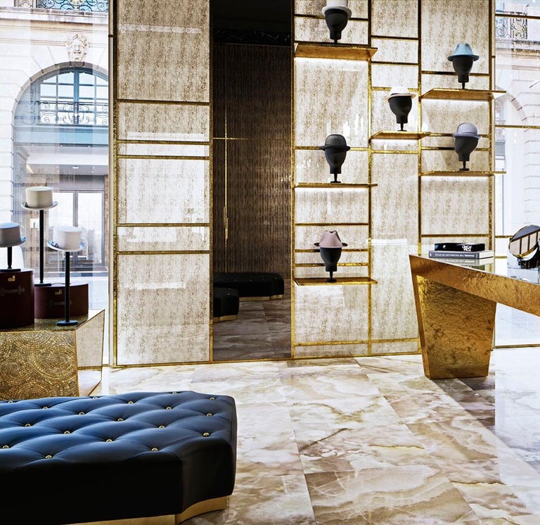 Art Glass Dust Gold Decoartive Panel for Multiple Uses Dimension ...