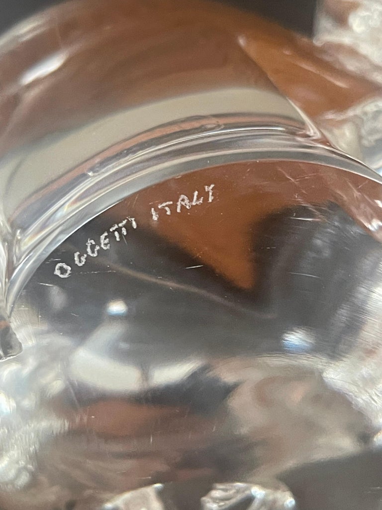 Art Glass Elephant Sculpture by Oggetti for Murano Glass For Sale at ...