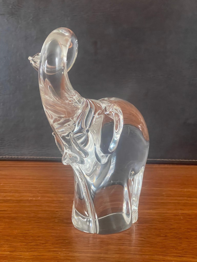 Art Glass Elephant Sculpture by Oggetti for Murano Glass For Sale at ...