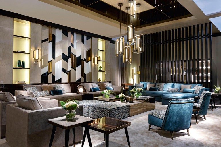 Art Glass Geometric Design Wall Decorative Panel Dimension Customizable ...