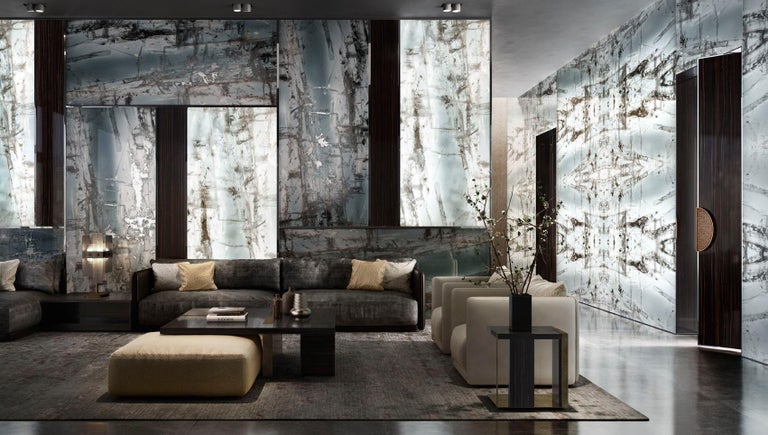 Art Glass River Decorative Panel for Multiple Uses Dimension ...