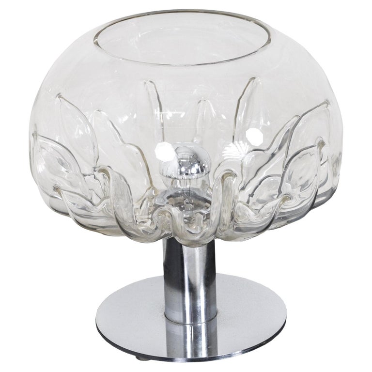 Art Glass Sculptural Table Lamp For Sale at 1stDibs