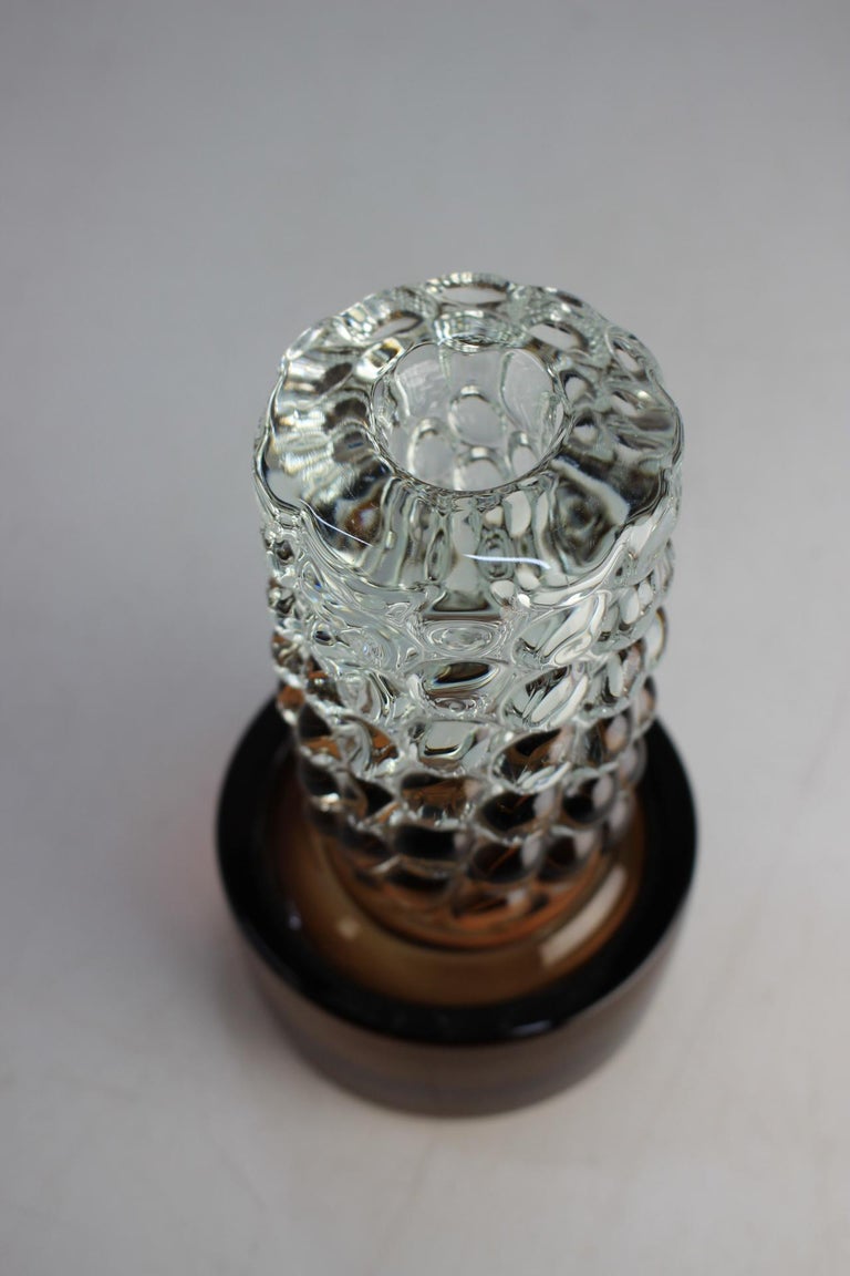 Art Glass Vase by Frantisek Vizner for Skrdlovice, Czech, circa 1970 at ...