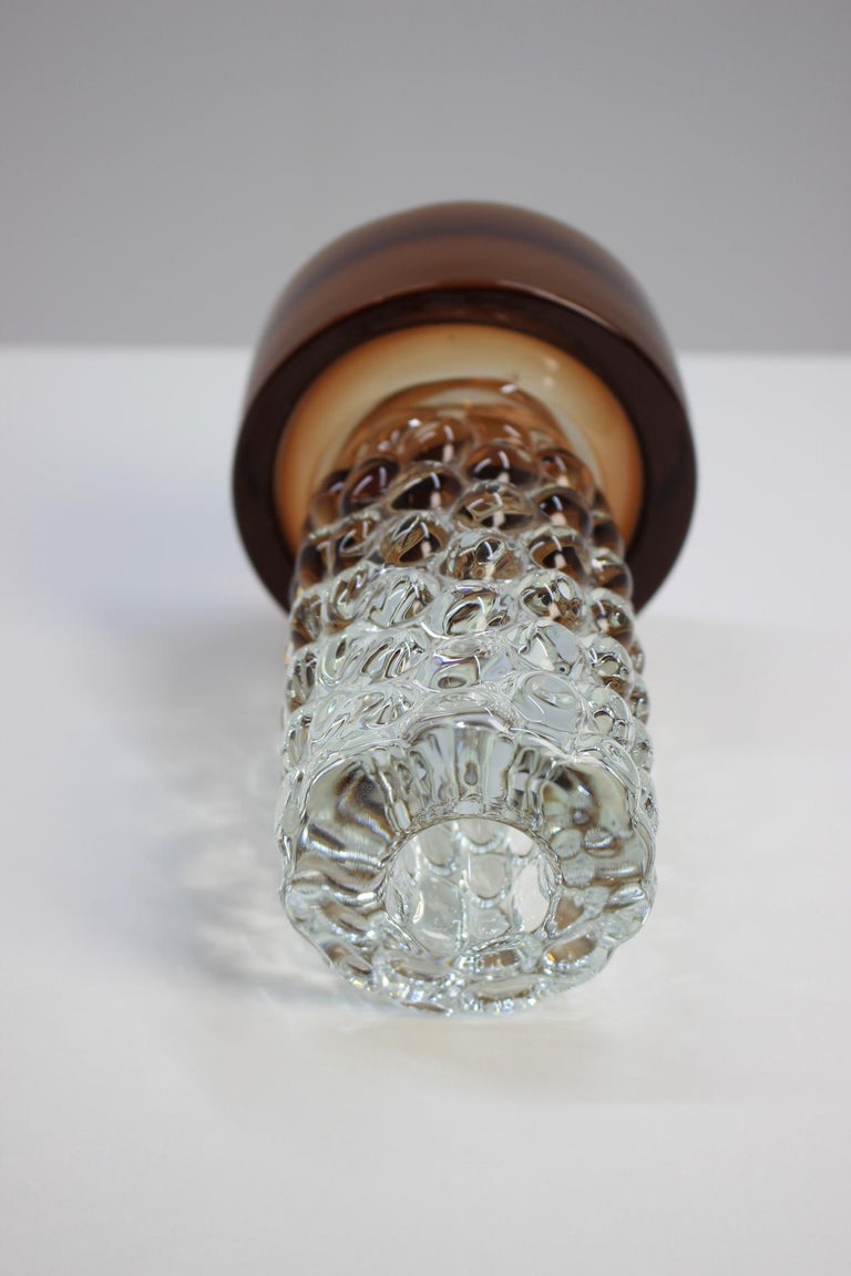 Art Glass Vase by Frantisek Vizner for Skrdlovice, Czech, circa 1970 at ...