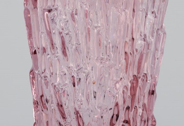 Art Glass Vase, Central Europe, Tall and Slim Vase in Modern Design For ...