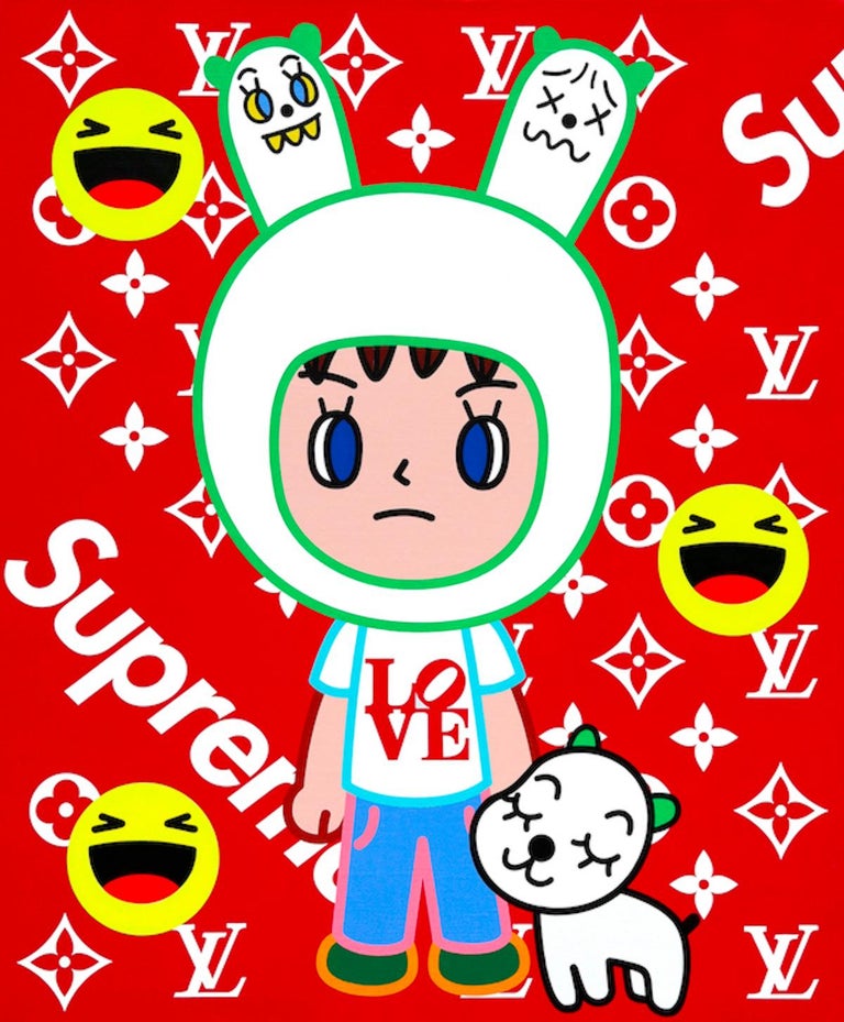 Art Nom - Boy - Pop Art - Supreme For Sale at 1stDibs