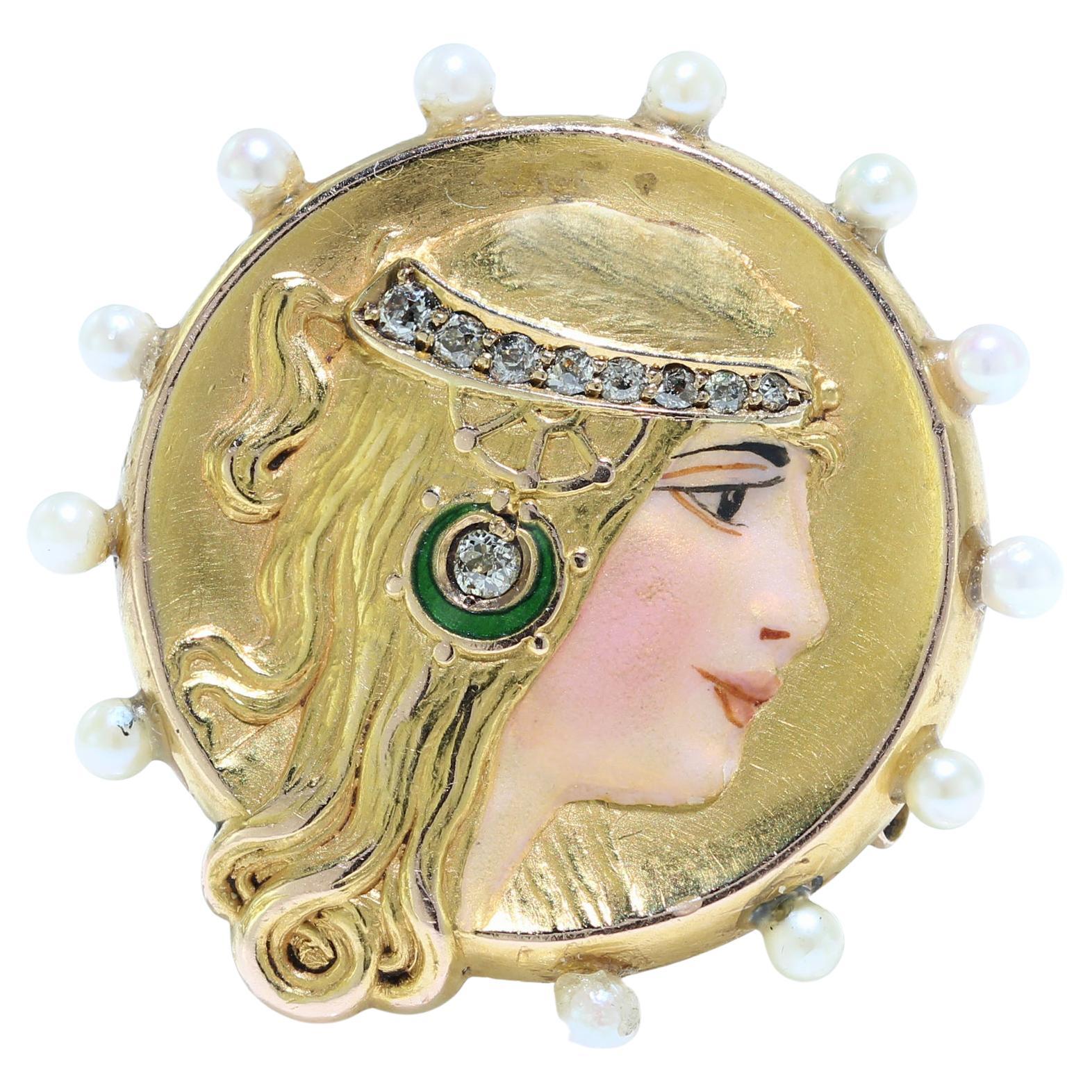 Antique Natural Pearl Brooches - 226 For Sale at 1stDibs | seed pearl ...