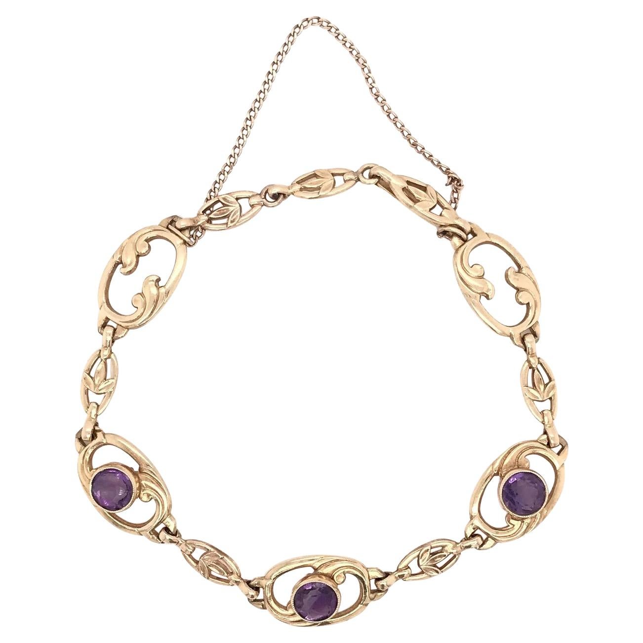 Art Nouveau Bracelet by Lucien Gautrait at 1stDibs
