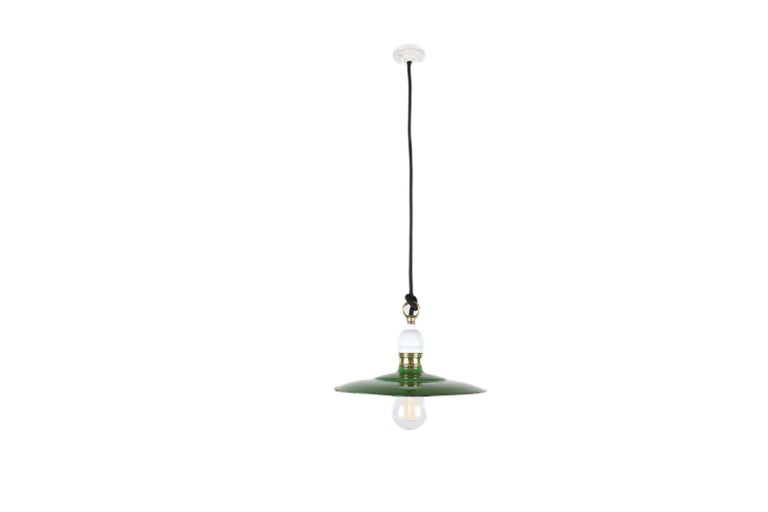 Art Nouveau Atypical Ceiling Light with Braided Cable For Sale at 1stDibs