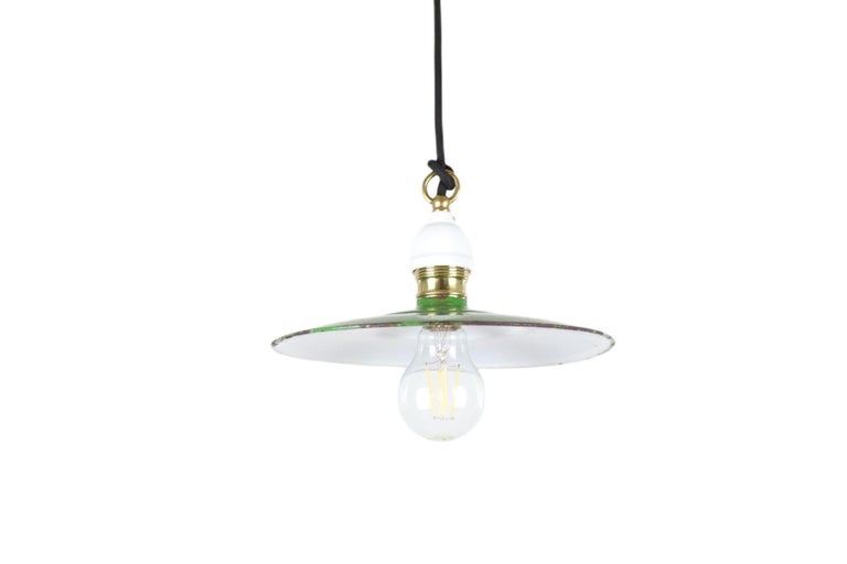 Art Nouveau Atypical Ceiling Light with Braided Cable For Sale at 1stDibs