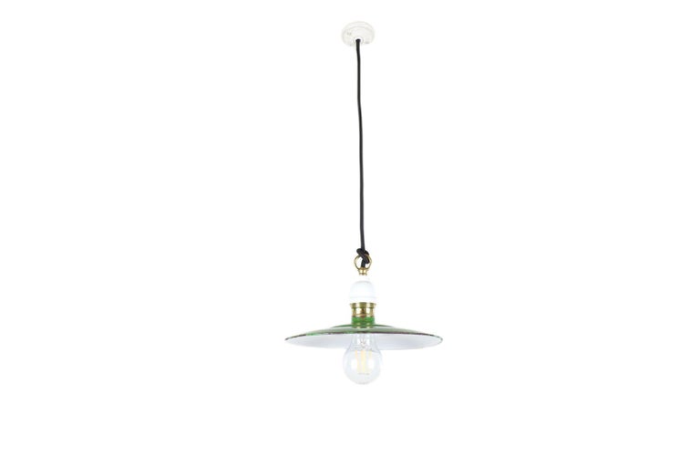 Art Nouveau Atypical Ceiling Light with Braided Cable For Sale at 1stDibs